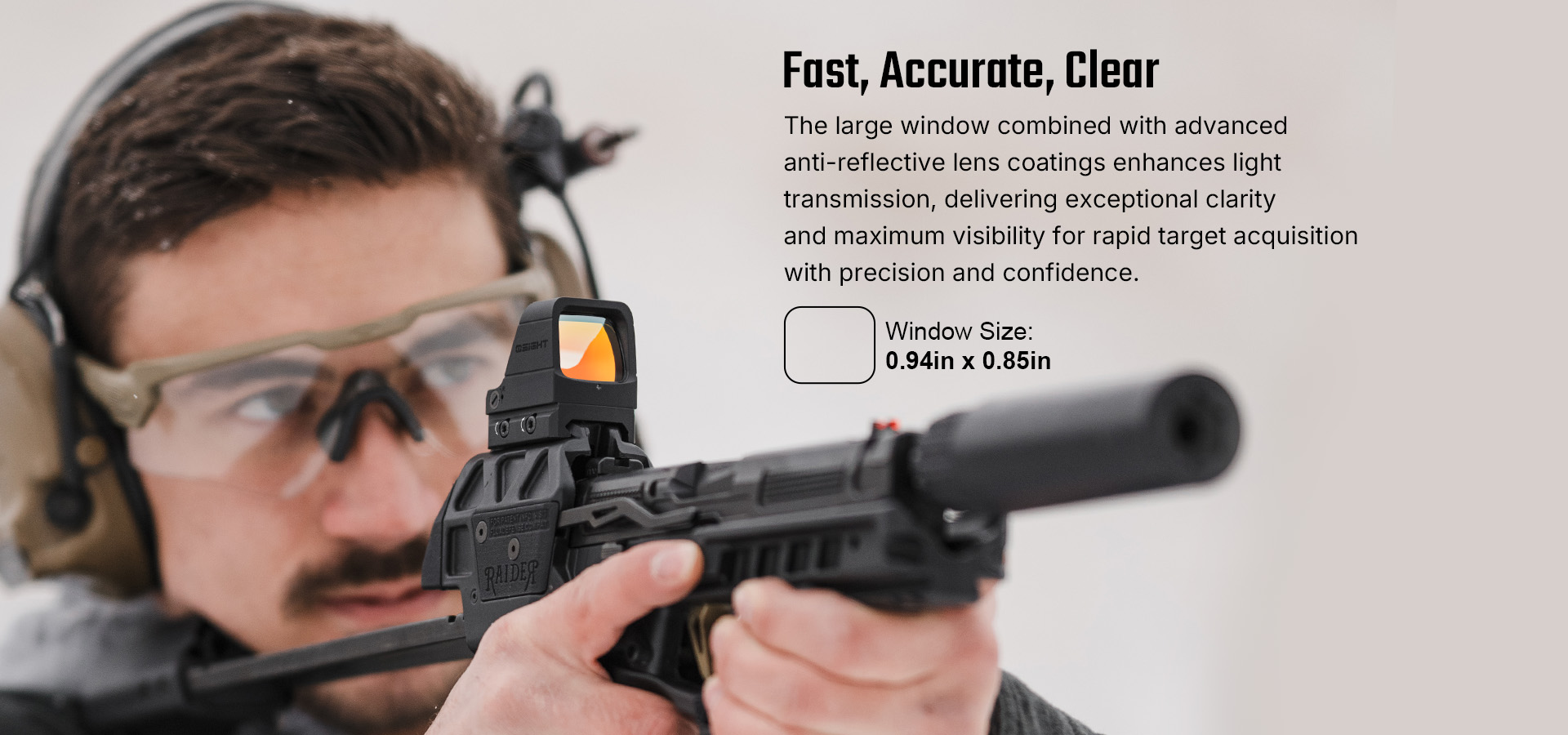 Osight X Open Red Reflex Sight | Multi Reticle System | BELVA